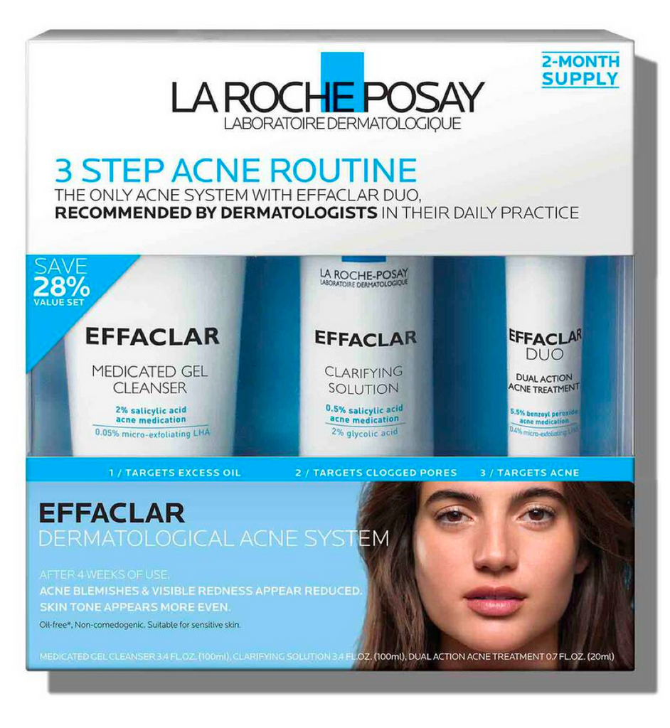 La Roche-Posay Effaclar 3 Step Acne Routine Set in Pakistan at ...