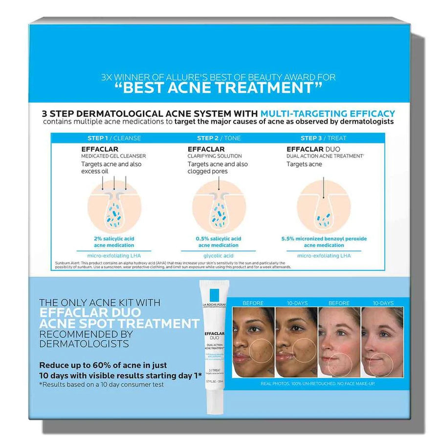 La Roche-Posay Effaclar 3 Step Acne Routine Set in Pakistan at ...