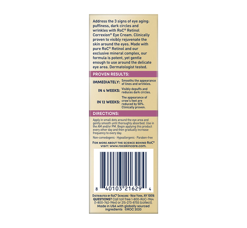 Buy ROC Retinol Correxion Line Smoothing Eye Cream in Pakistan ...